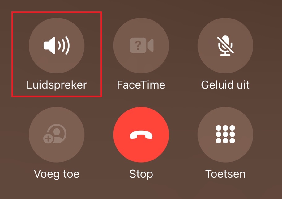 Bellen via luidspreker op iPhone | SeniorWeb